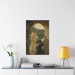 Holy Family by Their Home, Holy Family Poster, Jesus Mary and Joseph ...