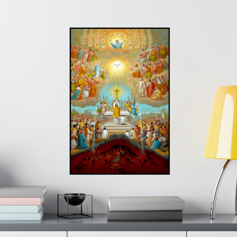 Reality of the Mass Poster Catholic Mass Poster Catholic Gifts ...