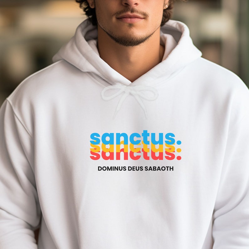 Sanctus Dominus Deus Sabaoth Heavy Blend™ Unisex Hoodie, Jesus ...
