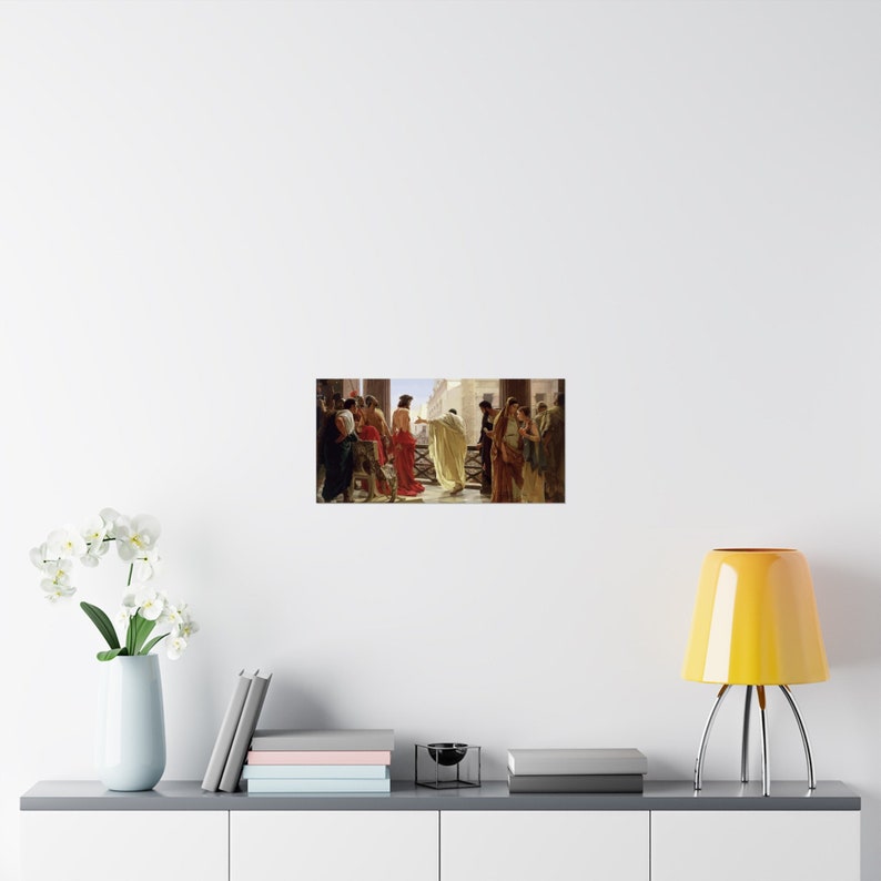 Ecce Homo Behold the Man Art Print, Famous Christian Painting Vintage ...
