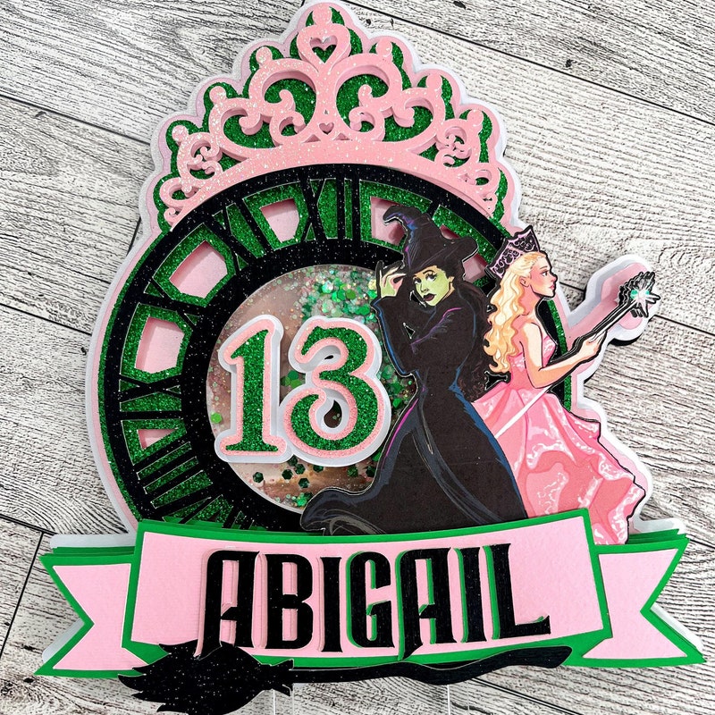 'wicked' Cake Topper - Etsy UK