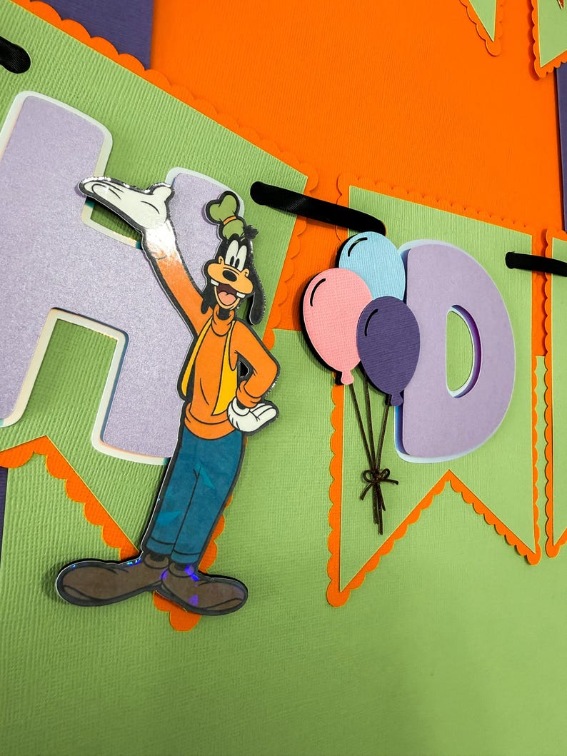 Goofy Birthday Banner, Goofy Party, Goofy Decorations, Custom Party ...