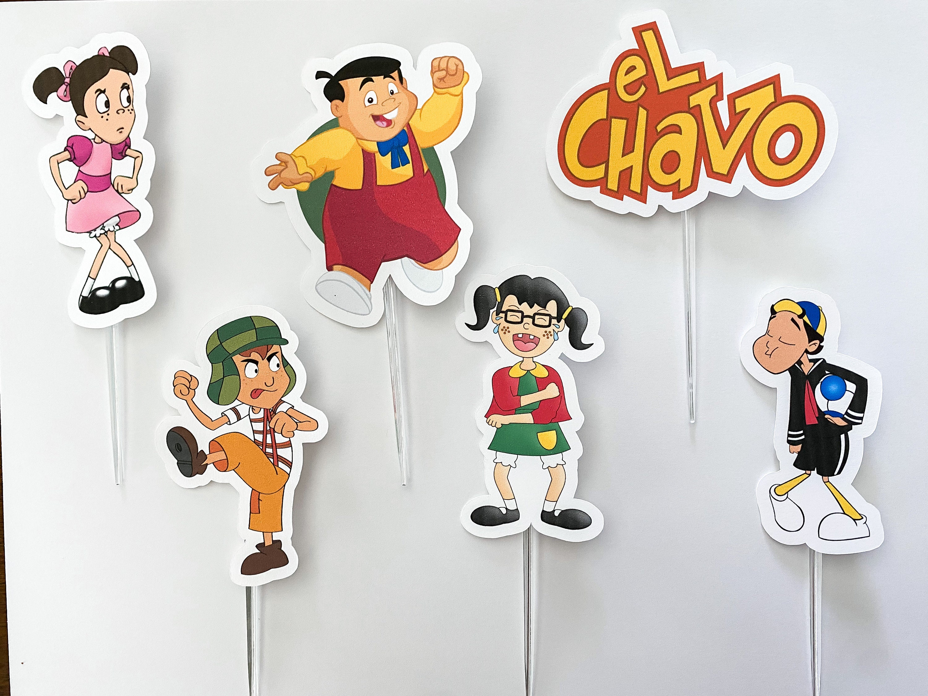 El Chavo Del Ocho Cupcake Toppers El Chavo Toppers El Chavo - Etsy