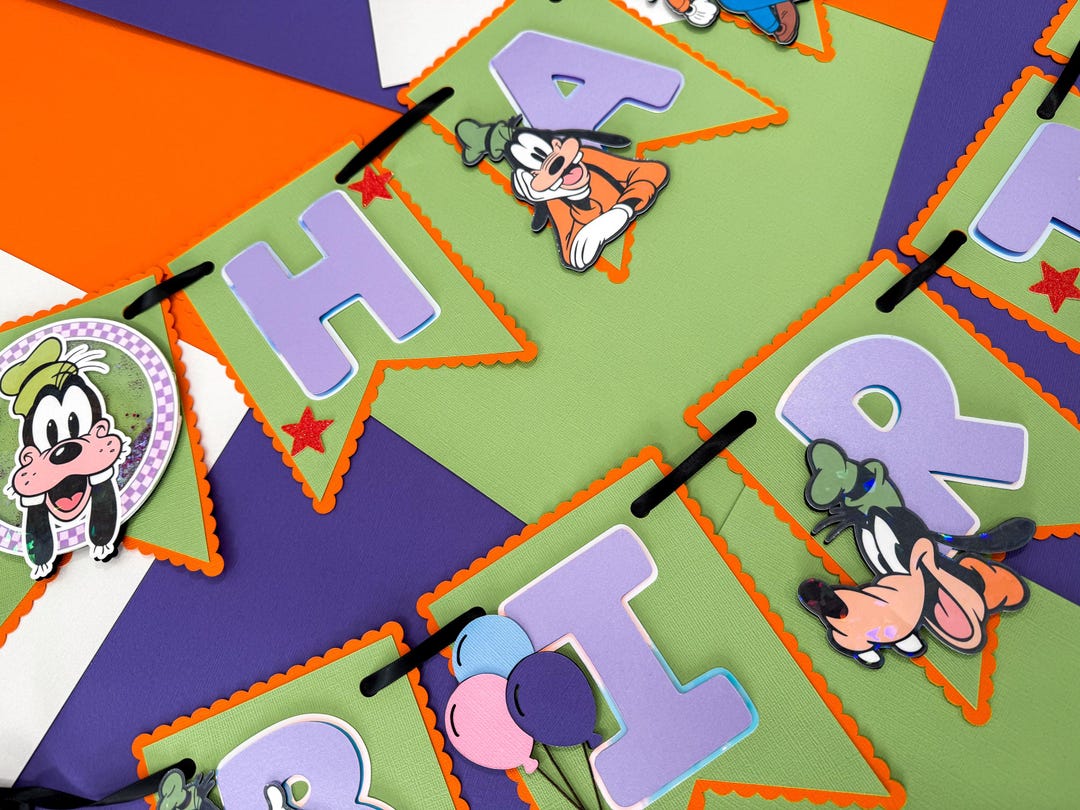 Goofy Birthday Banner, Goofy Party, Goofy Decorations, Custom Party ...