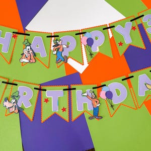 Goofy Birthday Banner, Goofy Party, Goofy Decorations, Custom Party ...