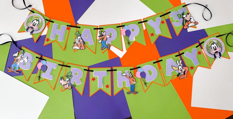 Goofy Birthday Banner, Goofy Party, Goofy Decorations, Custom Party ...