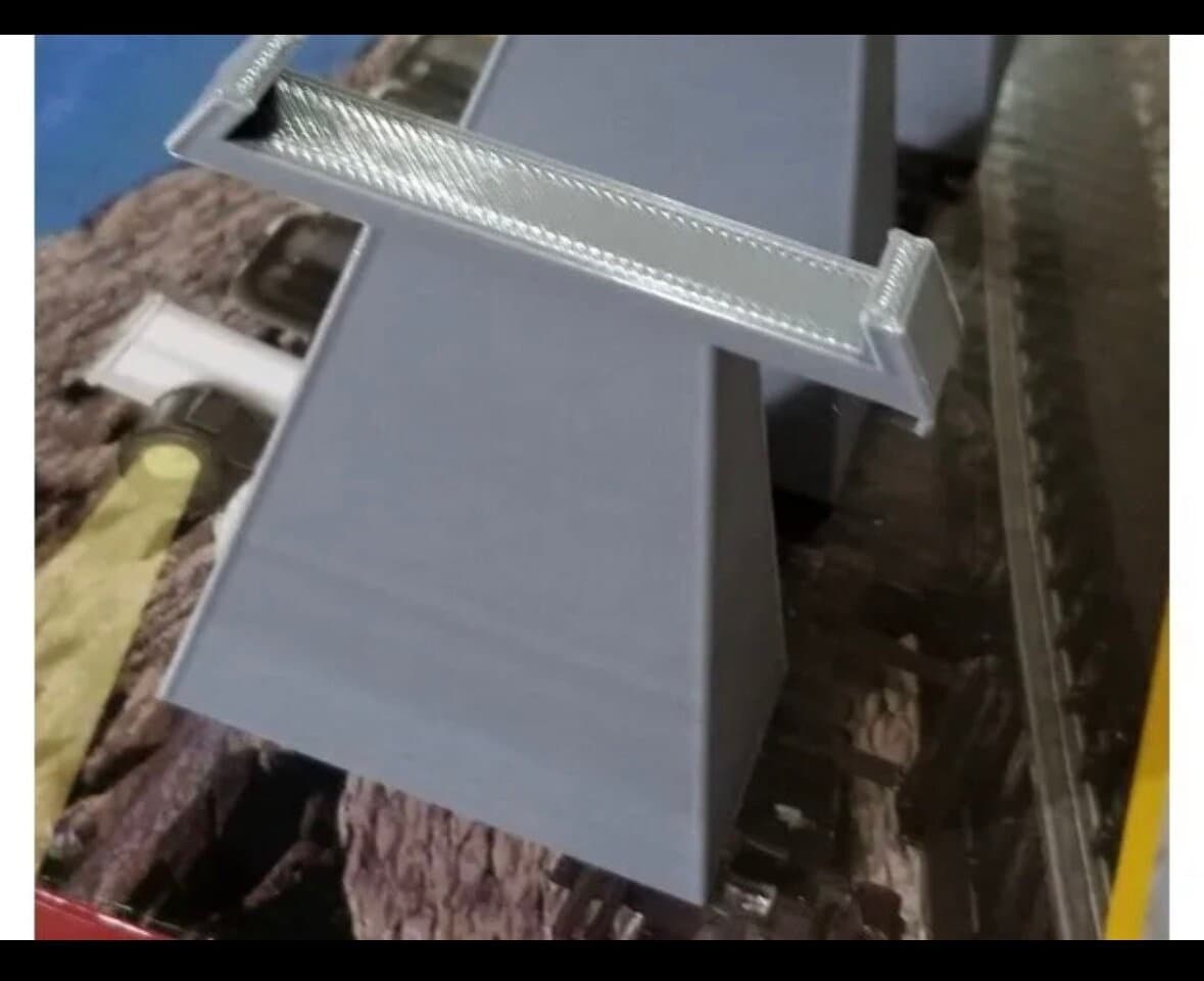 HO Scale Train Track Support Arms Bracket Color Black - Etsy