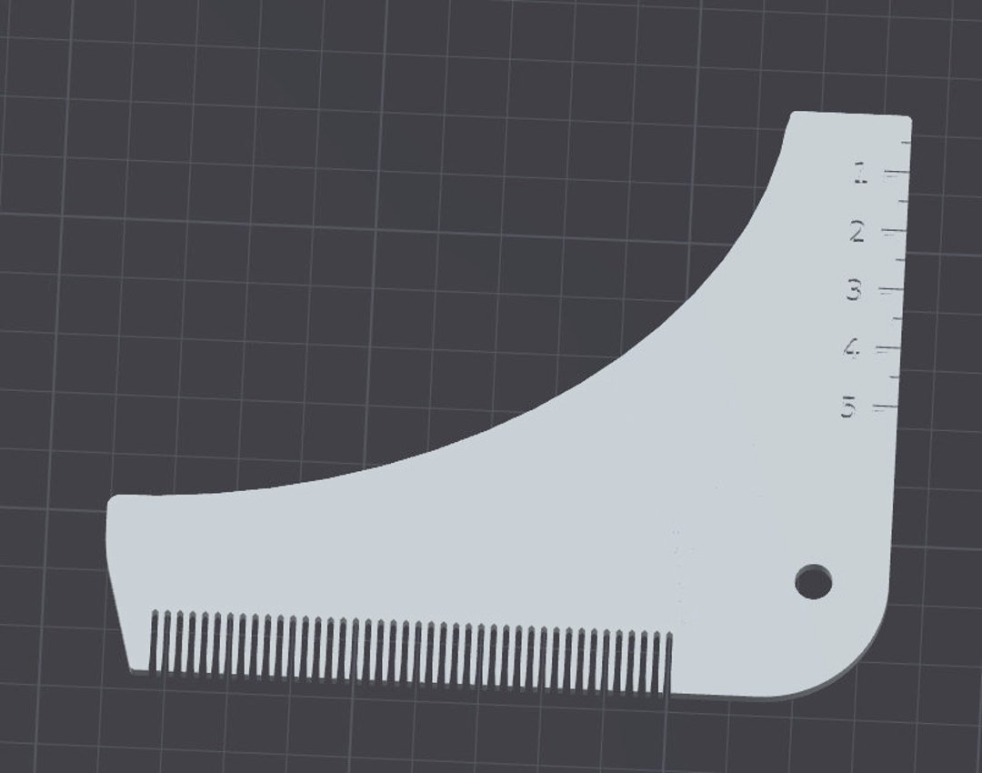 Masonic Beard Comb With Shaving Guide - Color White - New - Etsy