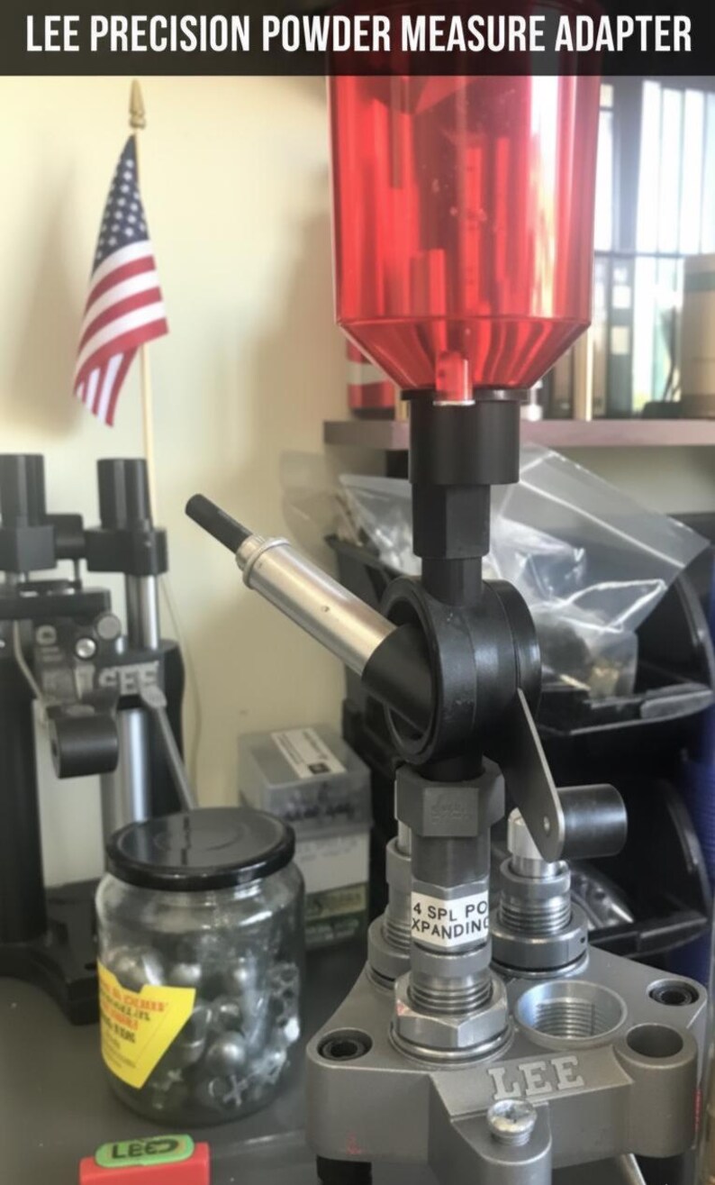 Lee Precision Powder Measure Adapter: Polycarbonate Die Conversion - Etsy