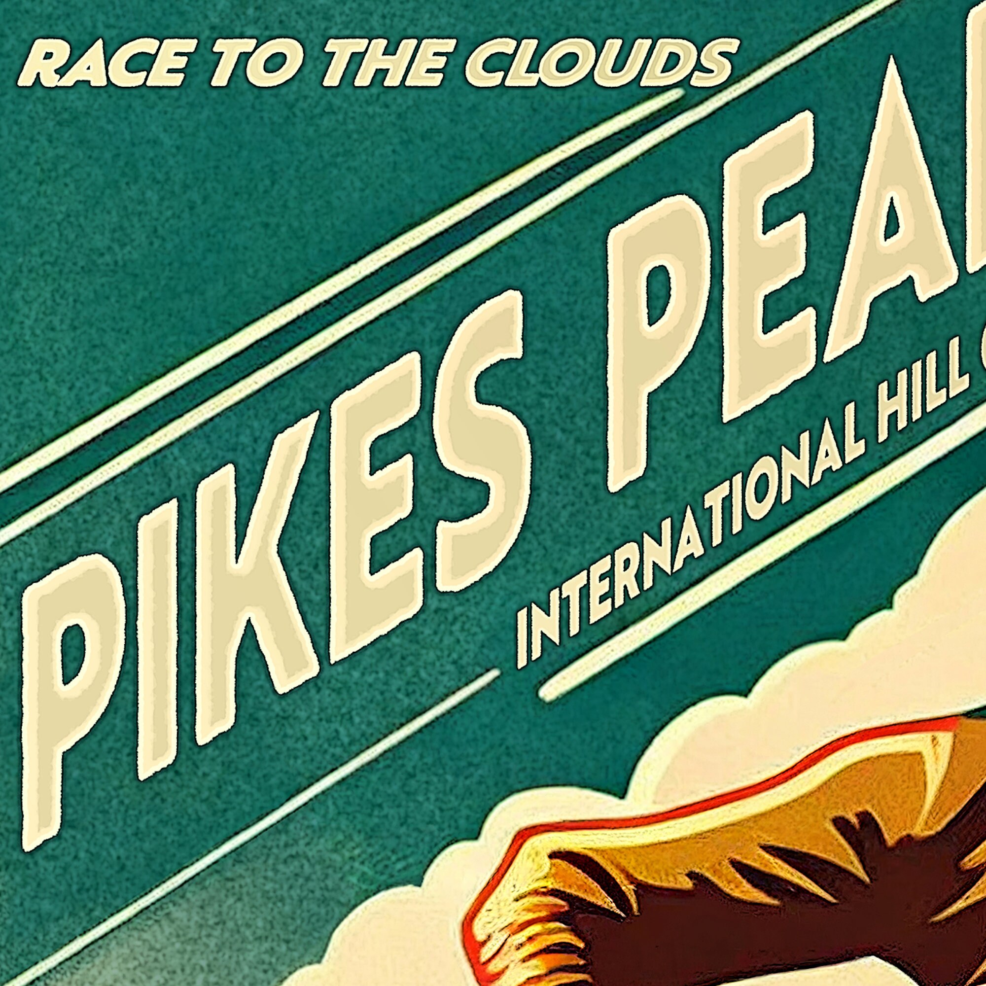 Pikes Peak International Hill Climb Commemorative Poster Wall Art ...