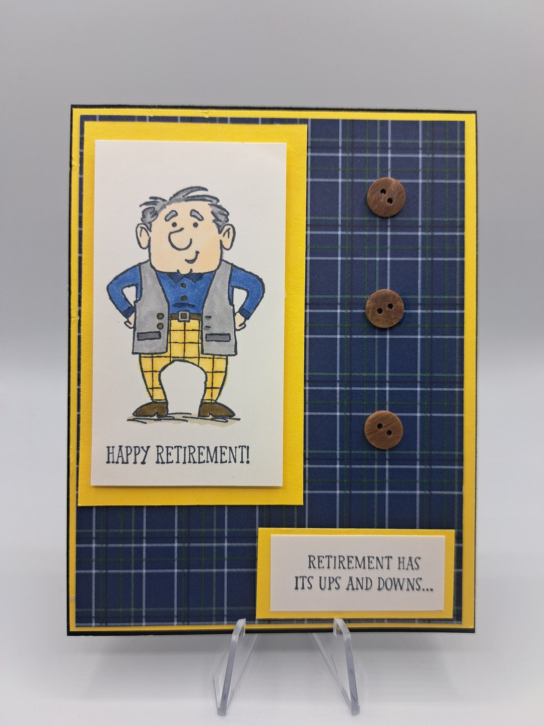 Handmade Retirement Card - Etsy