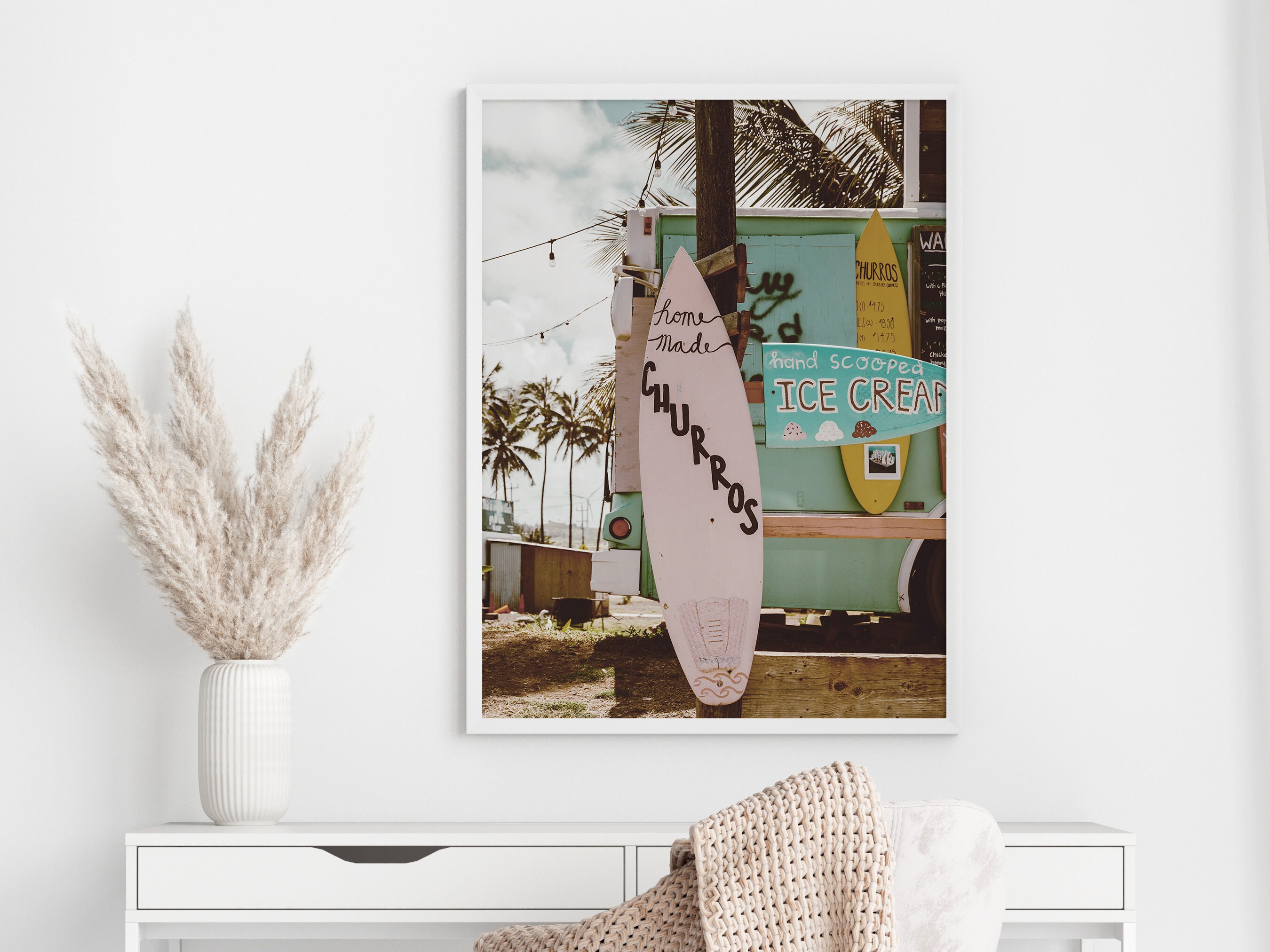 Beach Decor, California Coastal Art Decor, Surf Poster Printable, Dorm ...