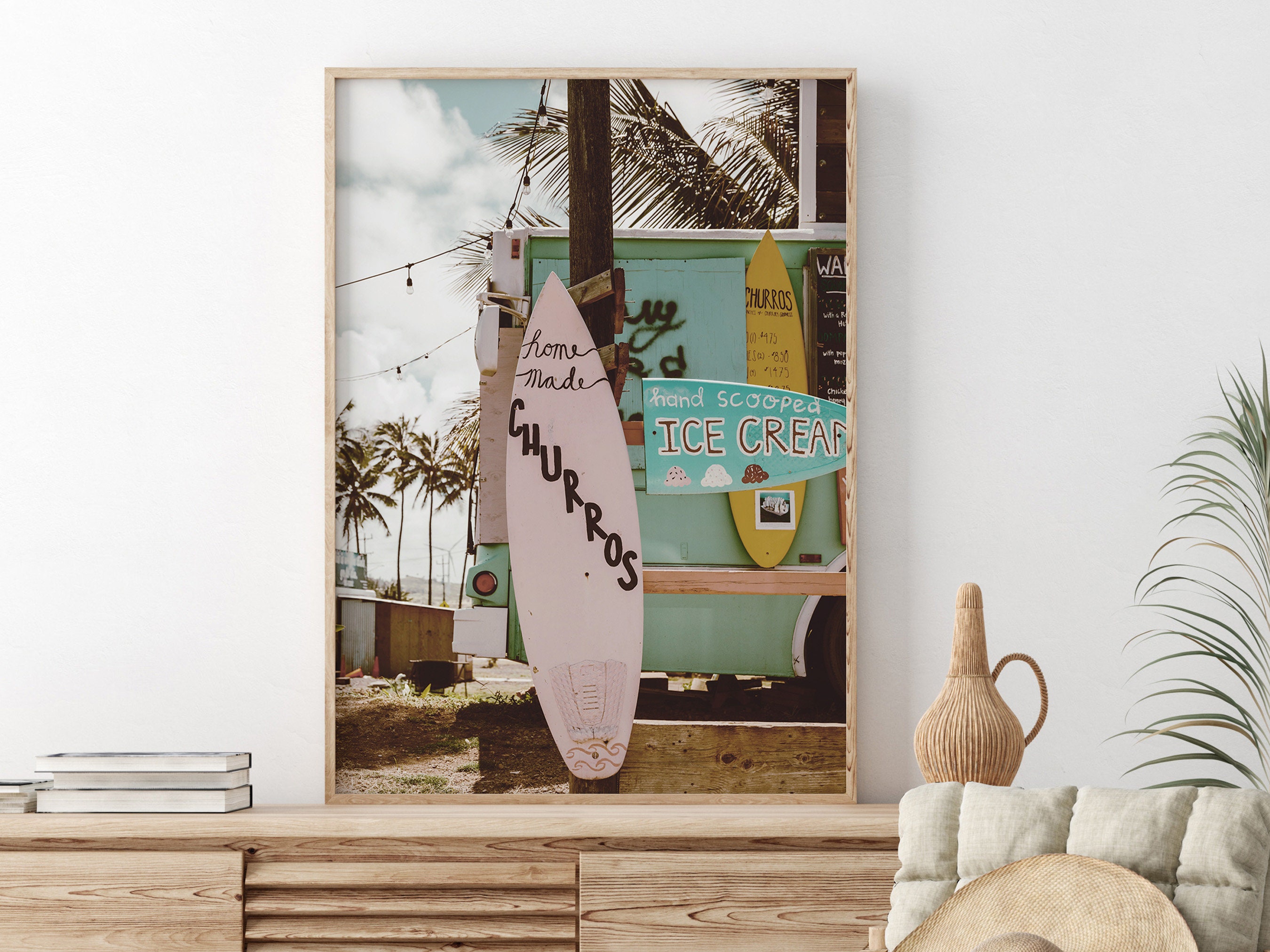 Beach Decor, California Coastal Art Decor, Surf Poster Printable, Dorm ...