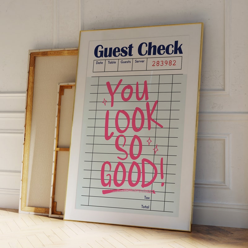 You Look Good Print - Etsy