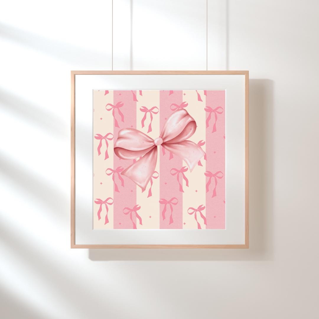 Trendy Pink Bows PNG for Coquette Home Décor | Girly Girl Bow Collage ...