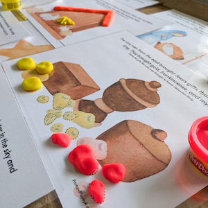 Christmas Story Playdough Mats | Printable | Jesus' Birth | Jesus is ...