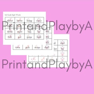 Unicorn & Princess Dolch Sight Word Practice Printable (digital File ...