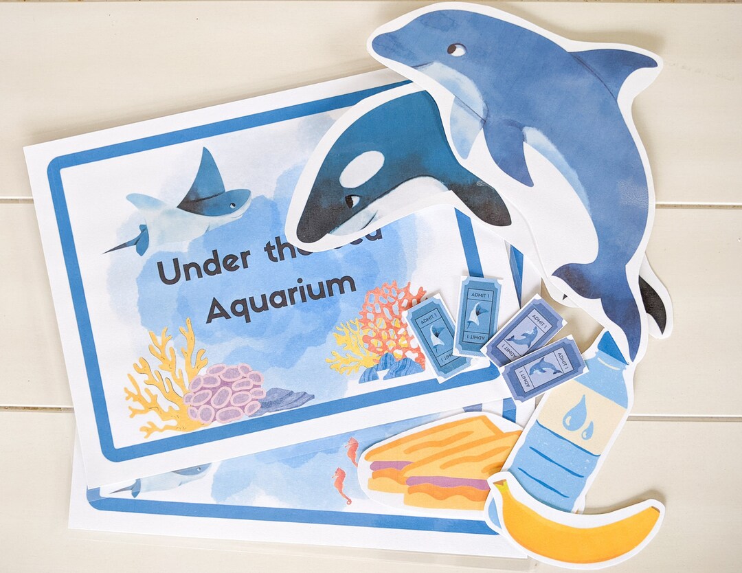 Aquarium Dramatic Play Printable (digital File) - Etsy