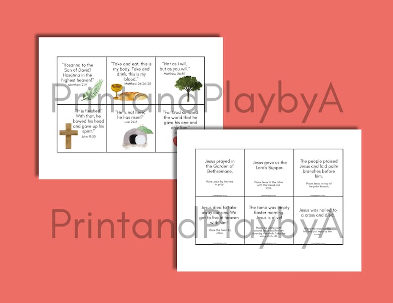 Easter in a Box Set DIY Instructions and Printable - Digital Download ...