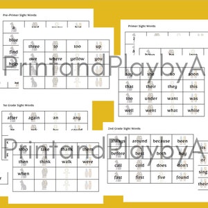 Printable Egyptian Theme Sight Word Practice (digital File) - Complete ...