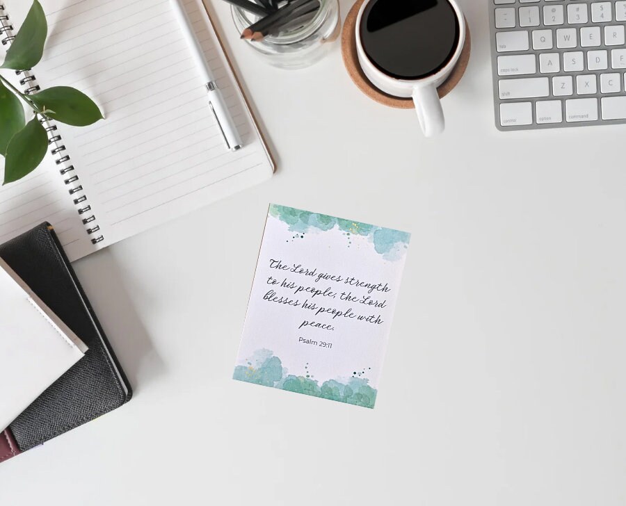Floral Psalm Cards Printable | Encouragement - Motherhood - Scripture ...