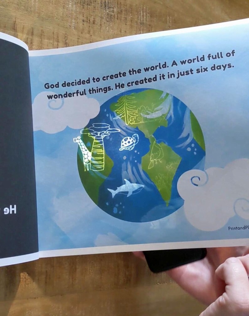 Creation Flashlight Book | Instant Download | Printable | Days of ...