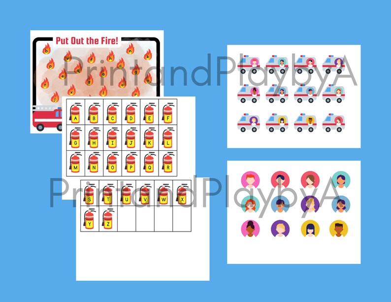 Emergency Helpers Print and Play Pack Printable (digital File ...