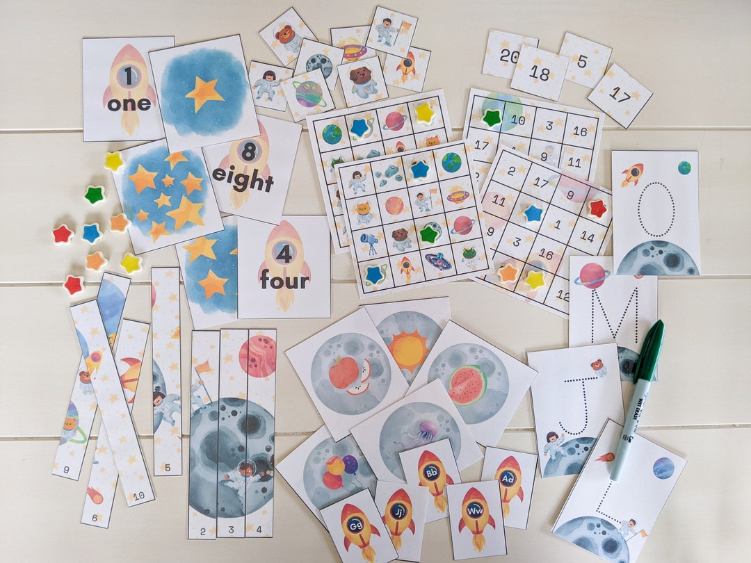 Outer Space Print and Play Pack (instant Download) - Preschool ...