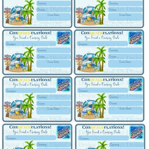 Cruise Duck Tags, Cruise Tags, Cruising Duck Tags, Island Cruising Duck ...