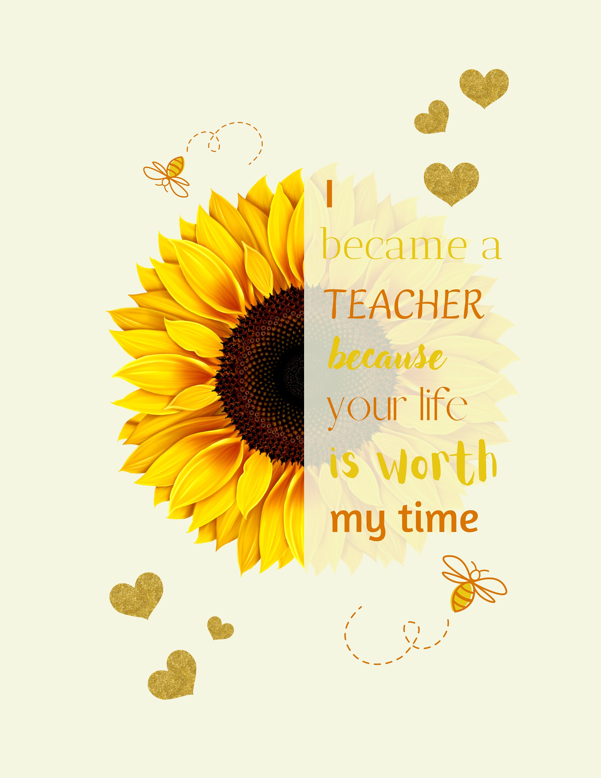 Teacher Sunflower Svg Teacher Sunflower Png Teacher - Etsy