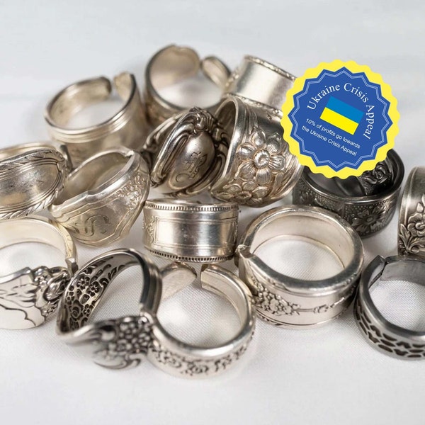 Spoon Rings Sterling Silver - Etsy