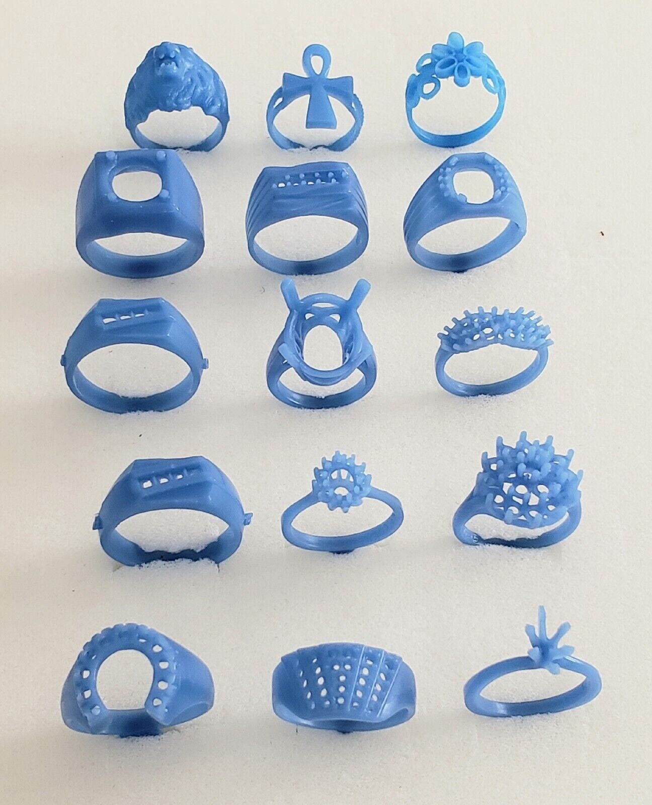 15 Ring Assortment Jewelry Wax Patterns For Lost Wax Casting 23 0r15 For Jewelry Artisan New