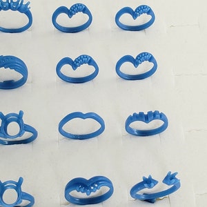 16 Rings and Ring Guards, Assortment. Wax Jewelry Patterns for Lost Wax ...