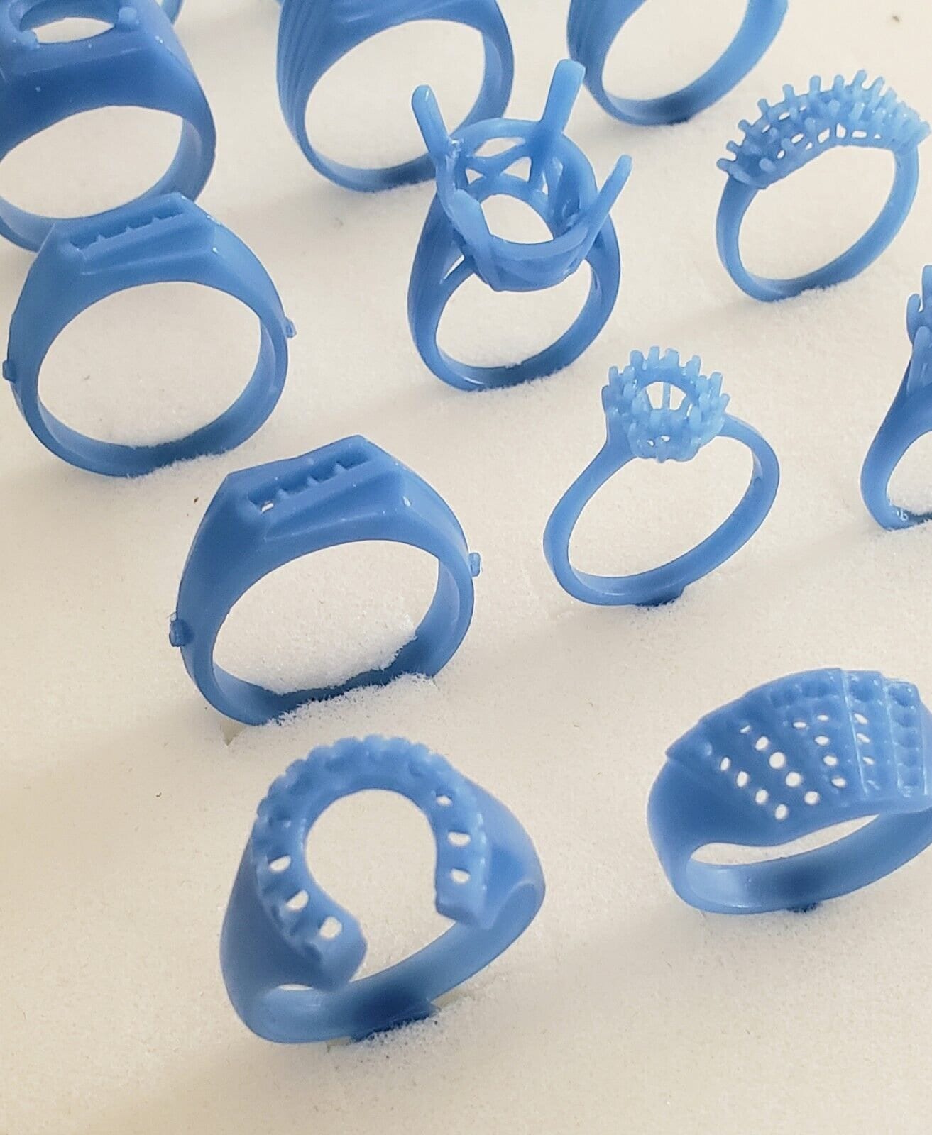 15 Ring Assortment. Jewelry Wax Patterns for Lost Wax Casting 23-0R15 ...