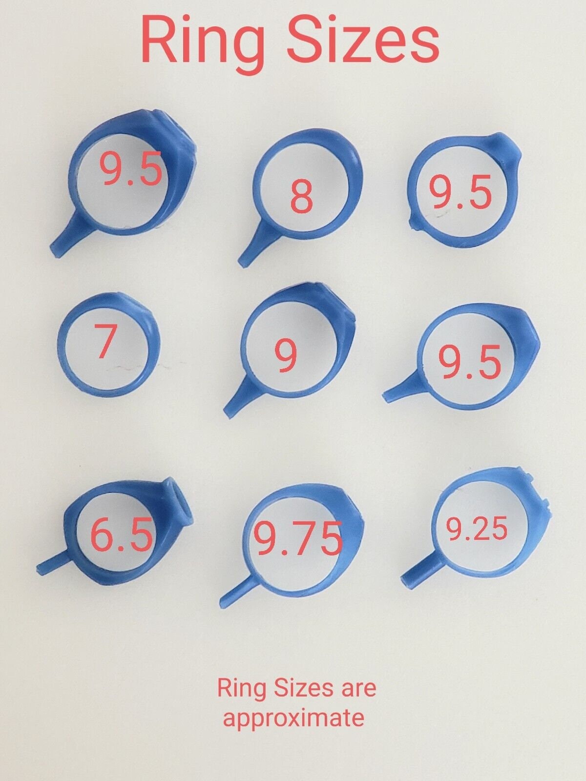 Ring Lost Wax Casting Jewelry Molds 9PC Set Circle of Caesar Pattern ...