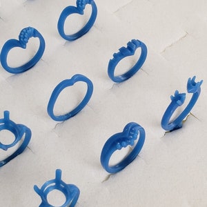 16 Rings and Ring Guards, Assortment. Wax Jewelry Patterns for Lost Wax ...