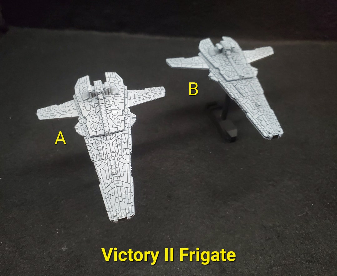 Victory II Frigate for Star Wars Armada or Display - Resin 3D Printed ...