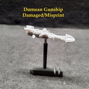 Damaged/misprinted Model - Dornean Gunship for Star Wars Armada or ...