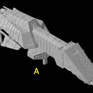 Zann Consortium Interceptor IV for Star Wars Armada or Display - Resin ...