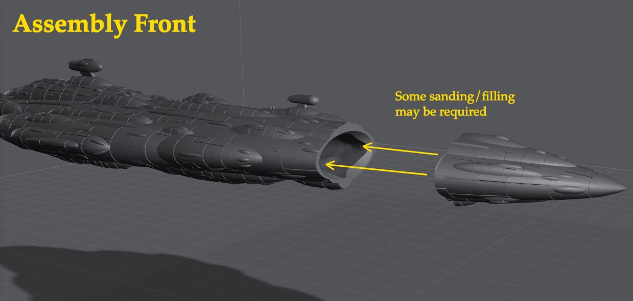 MC80 Star Cruiser for Star Wars Armada or Display Resin 3D - Etsy