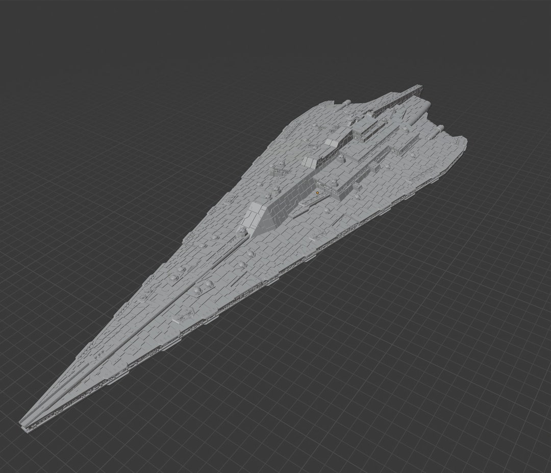 Mandator II Class Star Dreadnought for Star Wars Armada or Display ...