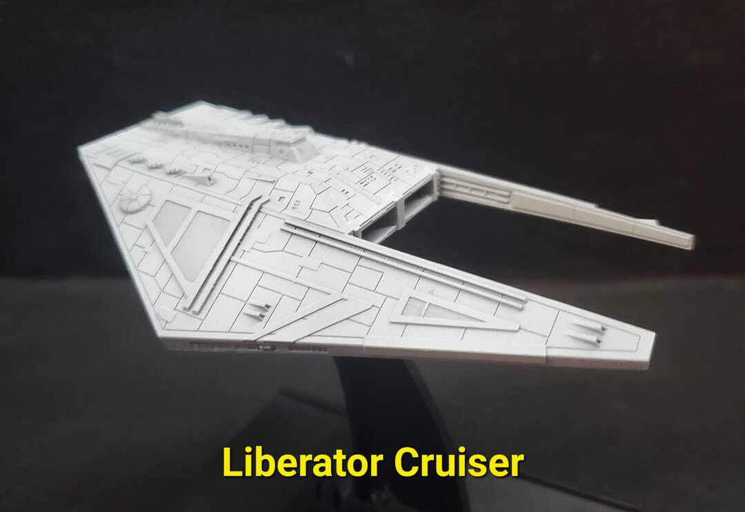 Liberator Cruiser for Star Wars Armada or Display - Resin 3D Printed, 2 ...