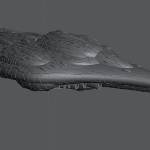 MC80B Star Cruiser for Star Wars Armada or Display - Resin 3D Printed ...