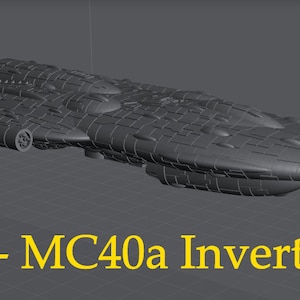 MC40 Light Cruiser for Star Wars Armada or Display - Resin 3D Printed ...