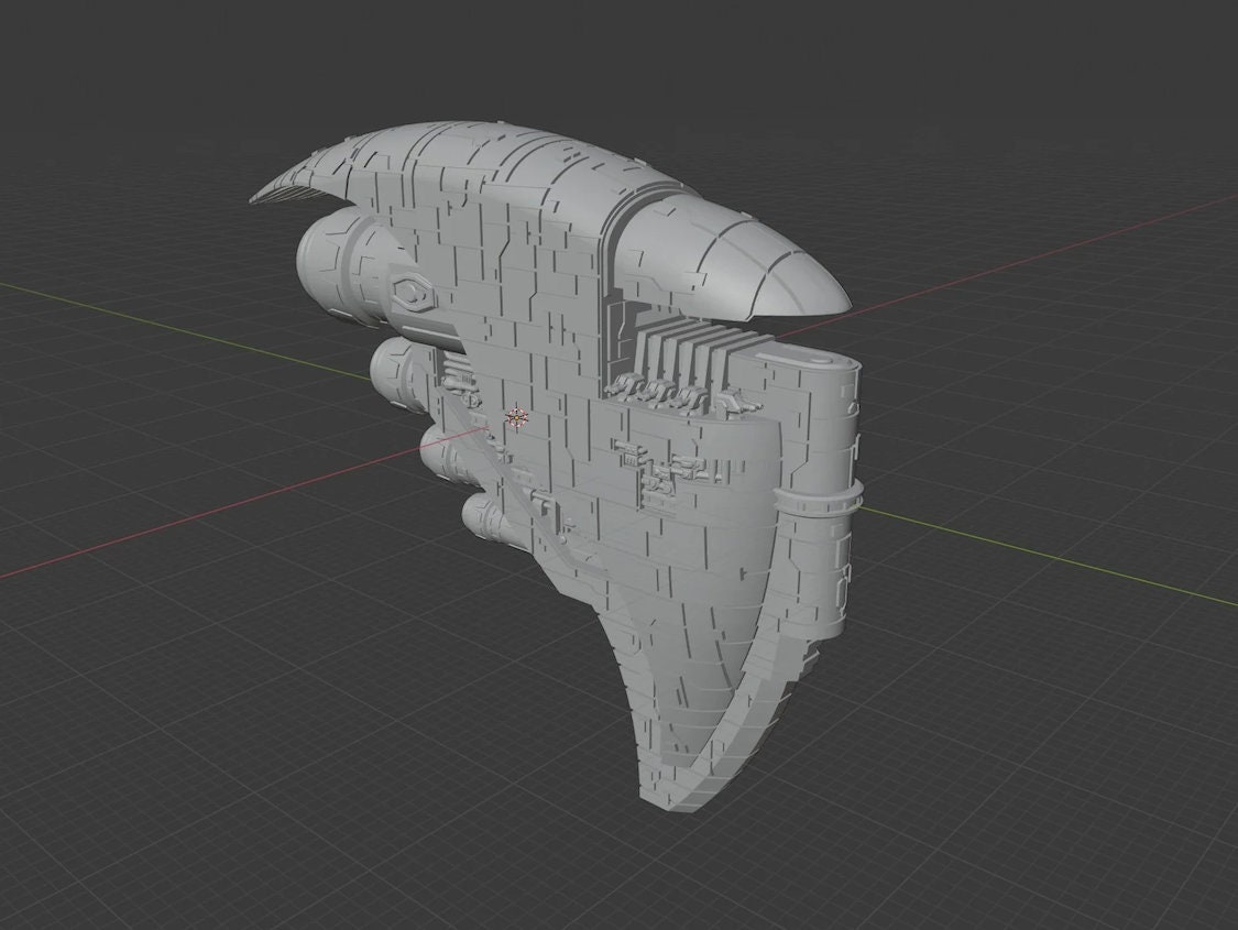 Wavecrest Frigate for Star Wars Armada or Display Resin 3D - Etsy