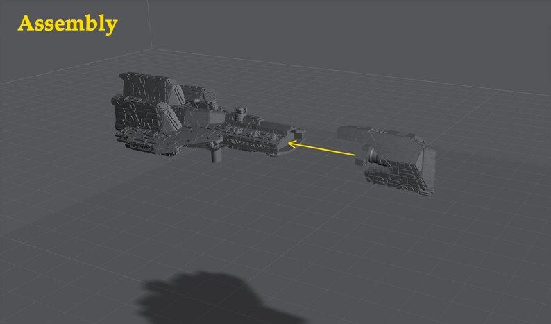 Mandalorian Crusader Class Corvette for Star Wars Armada or - Etsy