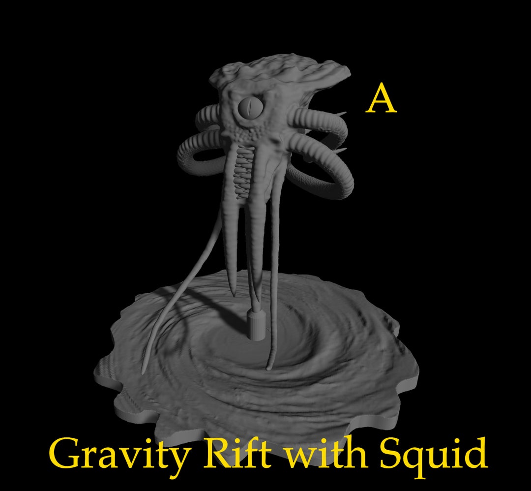 Gravity Rift With Space Squid for Star Wars Armada or Display - Resin ...