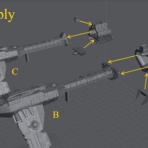 Nebulon B2 Prototype Frigate for Star Wars Armada or Display - Resin 3D ...