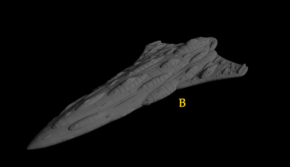 MC80 Star Cruiser for Star Wars Armada or Display Resin 3D - Etsy