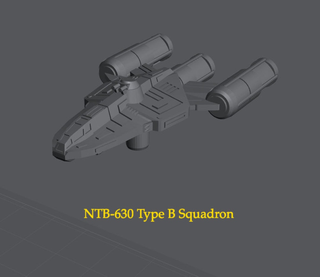 Republic NTB-630 Type B Squadrons for Star Wars Armada or Display ...